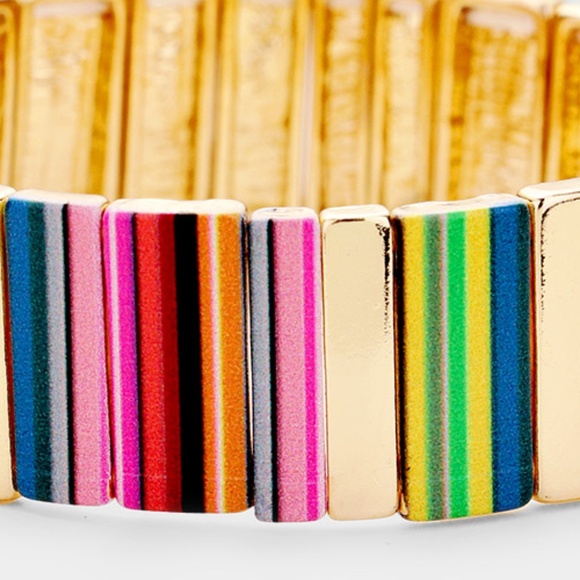 Jewelry | Multi Pattern Metal Bracelet | Poshmark